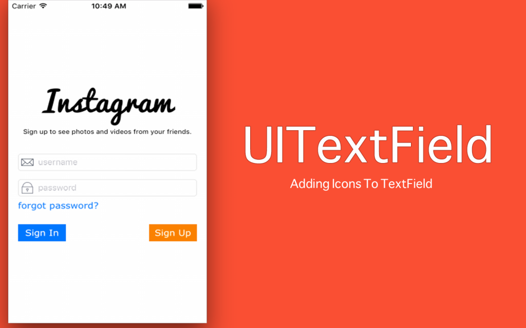 Adding Icons To UITextField – Thomas Kioko